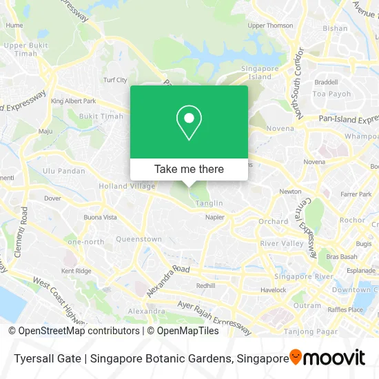 How to Get to Tyersall Gate | Singapore Botanic Gardens by Bus or Metro?
