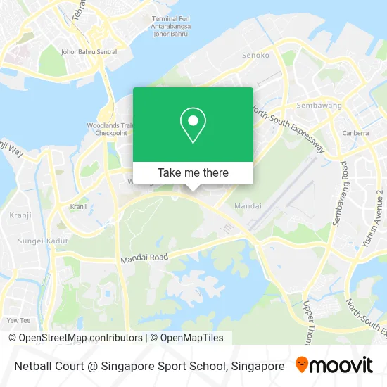 How to Get to Netball Court @ Singapore Sport School in Northwest by ...