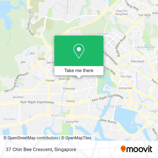 How to Get to 37 Chin Bee Crescent in Southwest by Bus or Metro?