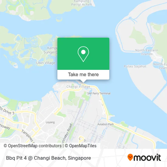 How to Get to Bbq Pit 4 @ Changi Beach in Southeast by Bus?