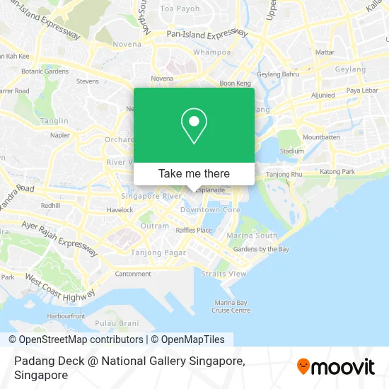 How to Get to Padang Deck @ National Gallery Singapore by Bus or Metro?