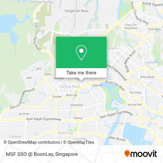How to Get to MSF SSO @ BoonLay in Southwest by Bus or Metro?