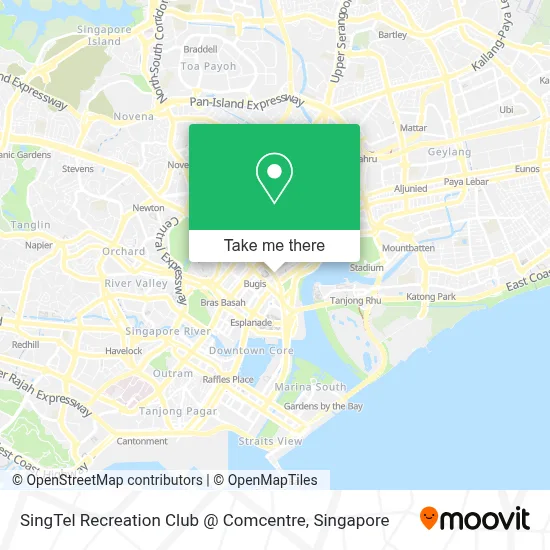 How to Get to SingTel Recreation Club @ Comcentre in Singapore by Bus ...