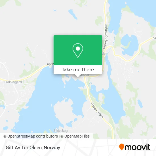 How to Get to Gitt Av Tor Olsen in Tysvær by Bus or Ferry?