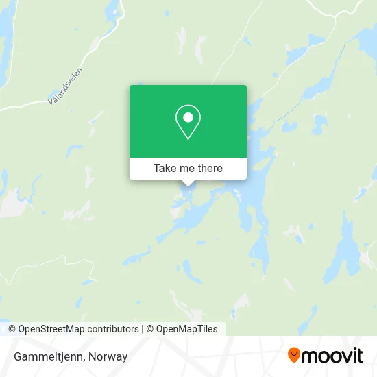 How to get to Gammeltjenn with public transit?