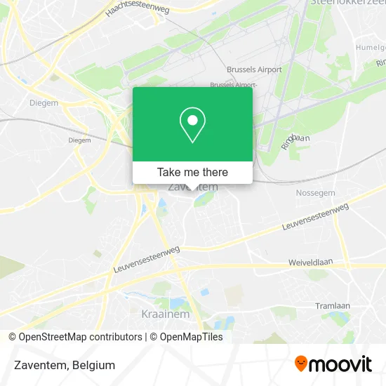 Comment aller à Zaventem en bus, train, tram ou métro