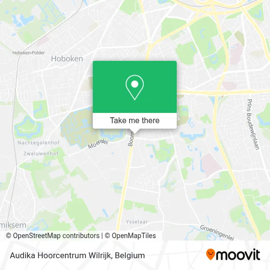 Comment aller à Audika Hoorcentrum Wilrijk à Antwerpen en bus, tram ou ...