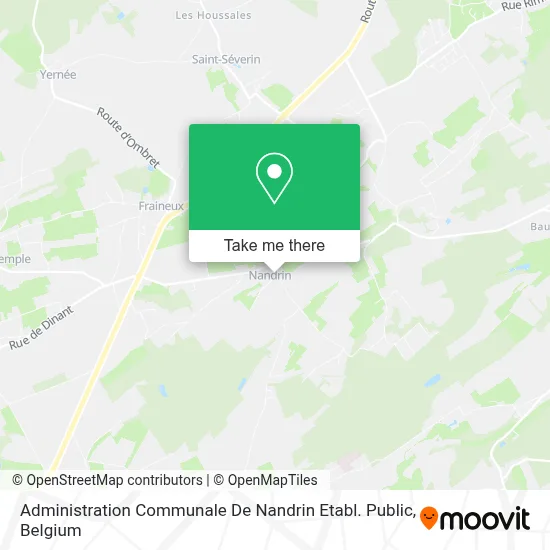 Comment aller à Administration Communale De Nandrin Etabl. Public en ...