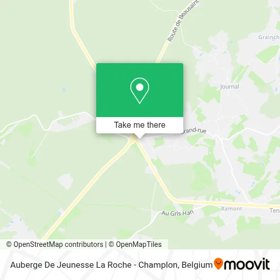 Comment aller à Auberge De Jeunesse La Roche - Champlon à Tenneville en ...