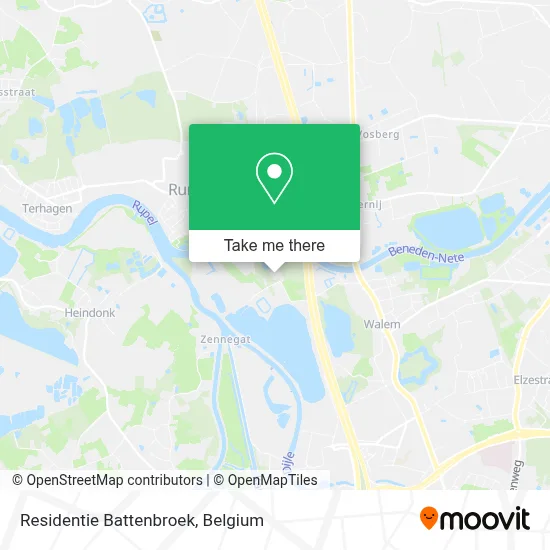 Comment aller à Residentie Battenbroek à Mechelen en bus