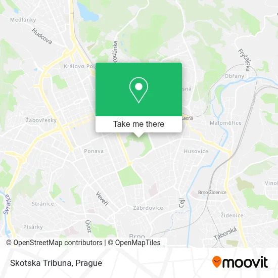 How to Get to Skotska Tribuna in Brno by Bus, Light Rail, Train or ...