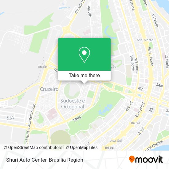 How to get to Shuri Auto Center in Cruzeiro by Bus?