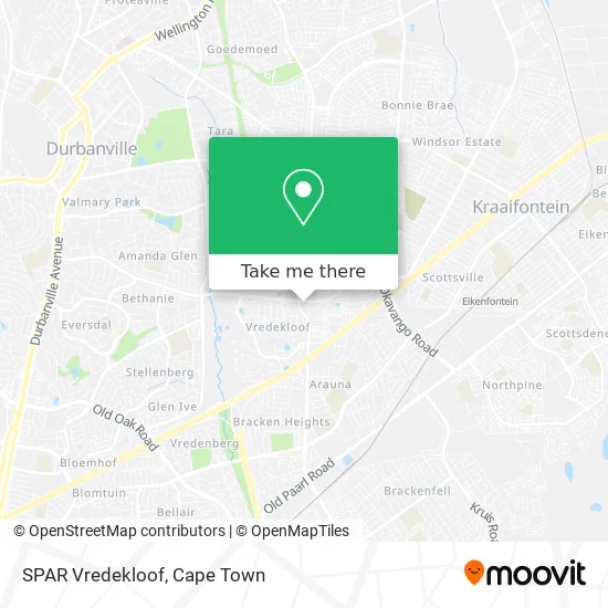 How to Get to SPAR Vredekloof in Kuils River by Train?