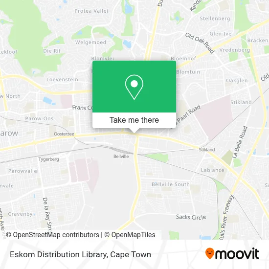 How to Get to Eskom Distribution Library in Kuils River by Train or Bus?