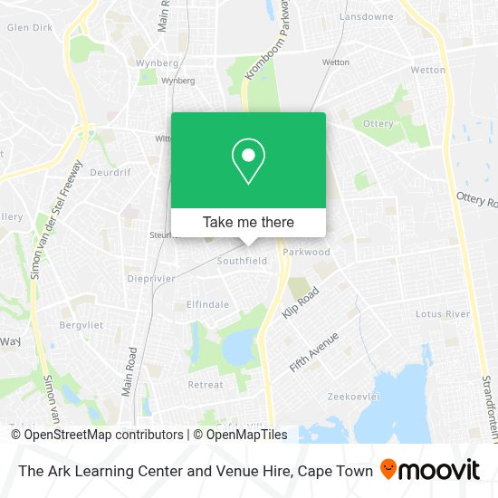 How to get to The Ark Learning Center and Venue Hire in Wynberg by ...