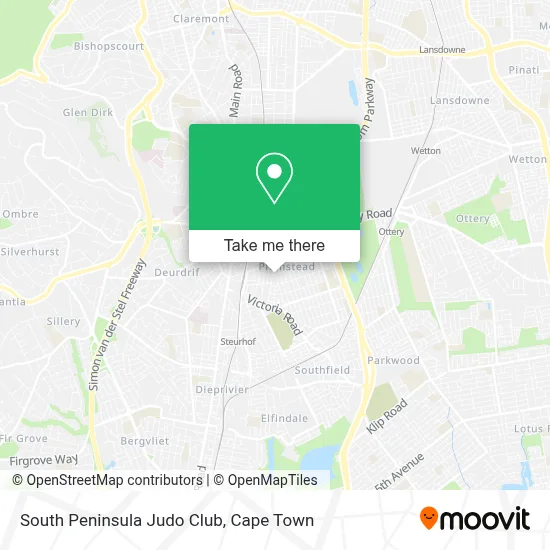 How to Get to South Peninsula Judo Club in Wynberg by Train or Bus?