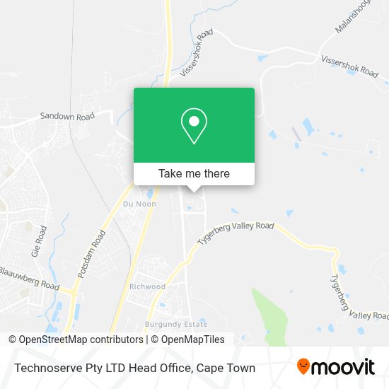 How to get to Technoserve Pty LTD Head Office in Bellville by bus or train?