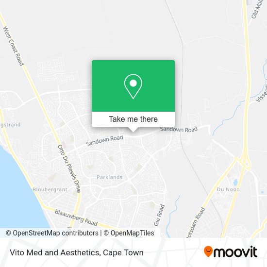 How to get to Vito Med and Aesthetics in Cape by bus or train?
