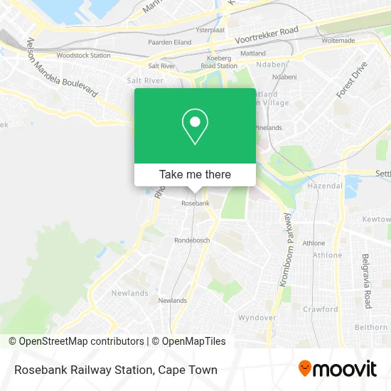 How to Get to Rosebank Railway Station in Wynberg by Train or Bus?