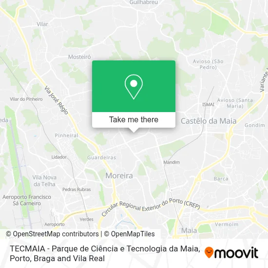 Como chegar a TECMAIA - Parque de Ciência e Tecnologia da Maia em ...
