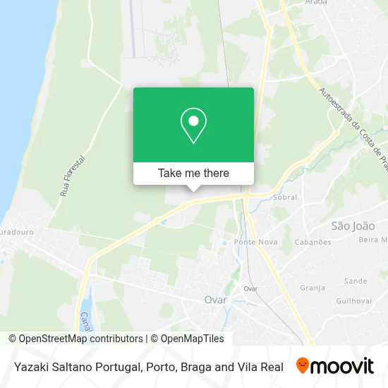 Como chegar a Yazaki Saltano Portugal em Ovar, São João, Arada e São ...
