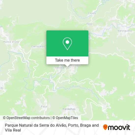 Como chegar a Parque Natural da Serra do Alvão em Ermelo e Pardelhas ...