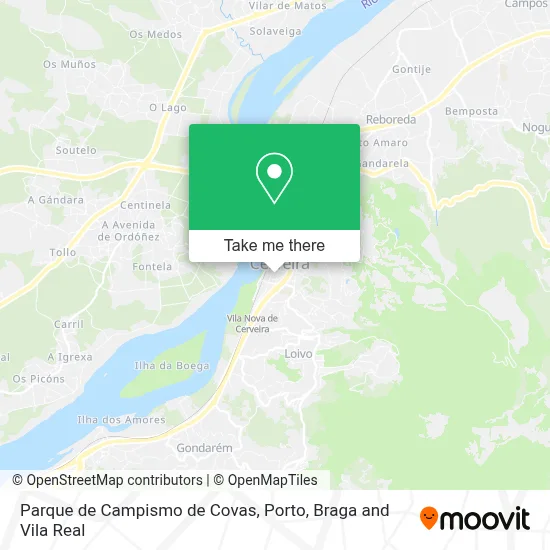 Como chegar a Parque de Campismo de Covas em Vila Nova de Cerveira e ...