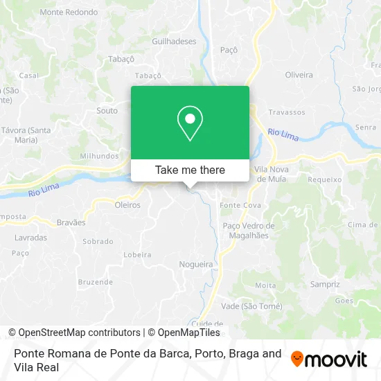 How to Get to Ponte Romana de Ponte da Barca in Ponte da Barca, Vila ...