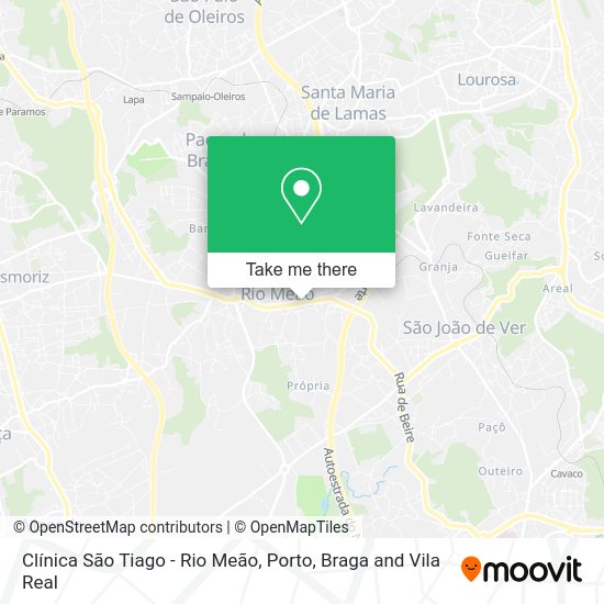 Como chegar a Clínica São Tiago - Rio Meão em Santa Maria Da Feira por ...