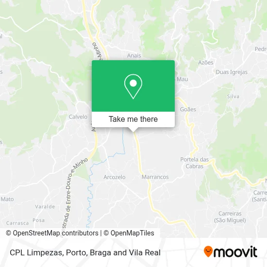 Como chegar a CPL Limpezas em Marrancos e Arcozelo por autocarro?