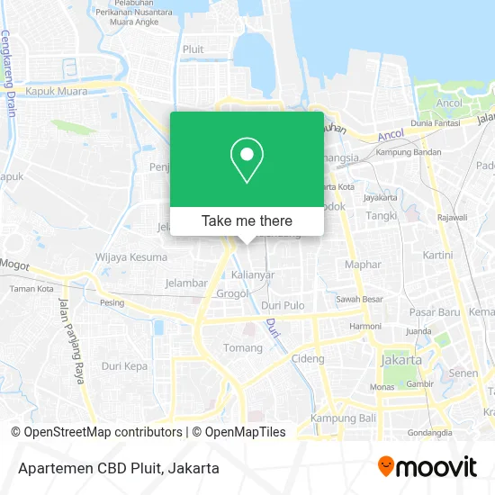 How to Get to Apartemen CBD Pluit in Jakarta Barat by Bus, Train or Metro?