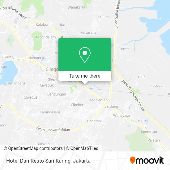 How to get to Hotel Dan Resto Sari Kuring with public transit?