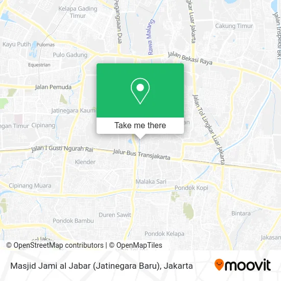 How to Get to Masjid Jami al Jabar (Jatinegara Baru) in Jakarta Timur ...
