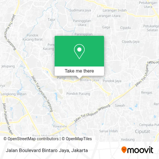 How to Get to Jalan Boulevard Bintaro Jaya in Tangerang by Bus or Train?