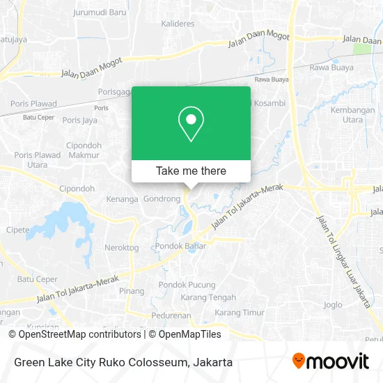 How to Get to Green Lake City Ruko Colosseum in Kota Tangerang by Bus ...