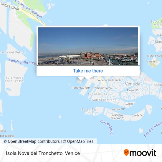 How to Get to Isola Nova del Tronchetto in Venice by Bus, Ferry or Train?