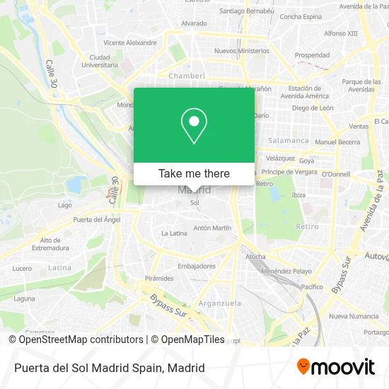 How to Get to Puerta del Sol Madrid Spain by Metro, Bus or Train?