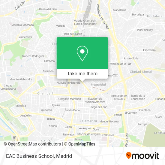 How to Get to EAE Business School in Madrid by Metro, Bus or Train?