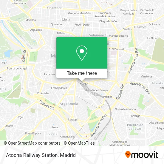 How to Get to Atocha Railway Station in Madrid by Bus, Metro, Train or ...