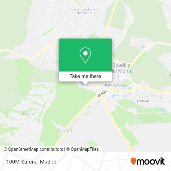 How to get to 100M-Surena in Boadilla Del Monte by bus, light rail or ...