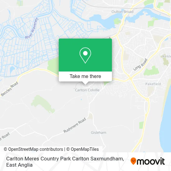 How to Get to Carlton Meres Country Park Carlton Saxmundham in Waveney ...