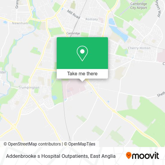 How to Get to Addenbrooke s Hospital Outpatients in Cambridge by Bus or ...