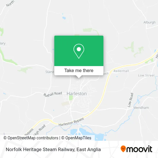 How to Get to Norfolk Heritage Steam Railway in South Norfolk by Bus or ...