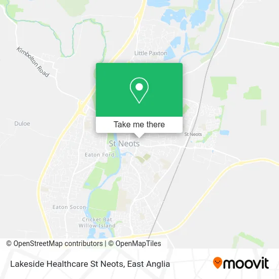 How to Get to Lakeside Healthcare St Neots in Huntingdonshire by Bus or ...