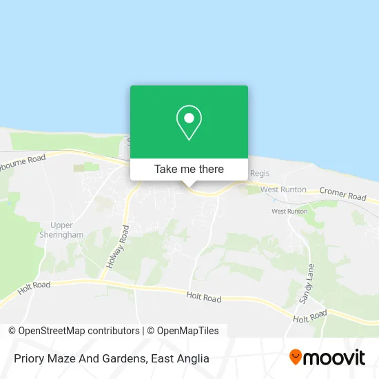 How to Get to Priory Maze And Gardens in North Norfolk by Bus or Train?