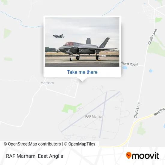 How to Get to RAF Marham in King'S Lynn And West Norfolk by Bus?
