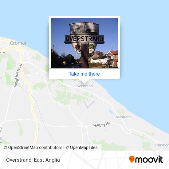 How to Get to Overstrand in North Norfolk by Bus or Train?