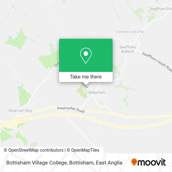 How to Get to Bottisham Village College, Bottisham in East ...