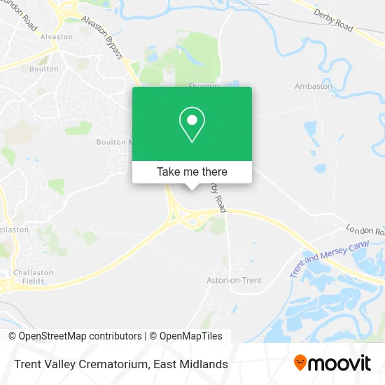 How to Get to Trent Valley Crematorium in South Derbyshire by Bus or ...