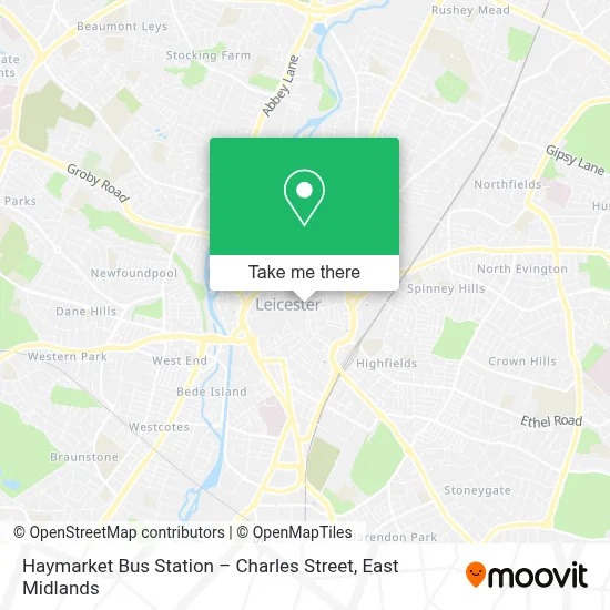 How to Get to Haymarket Bus Station – Charles Street in Leicester by Bus?